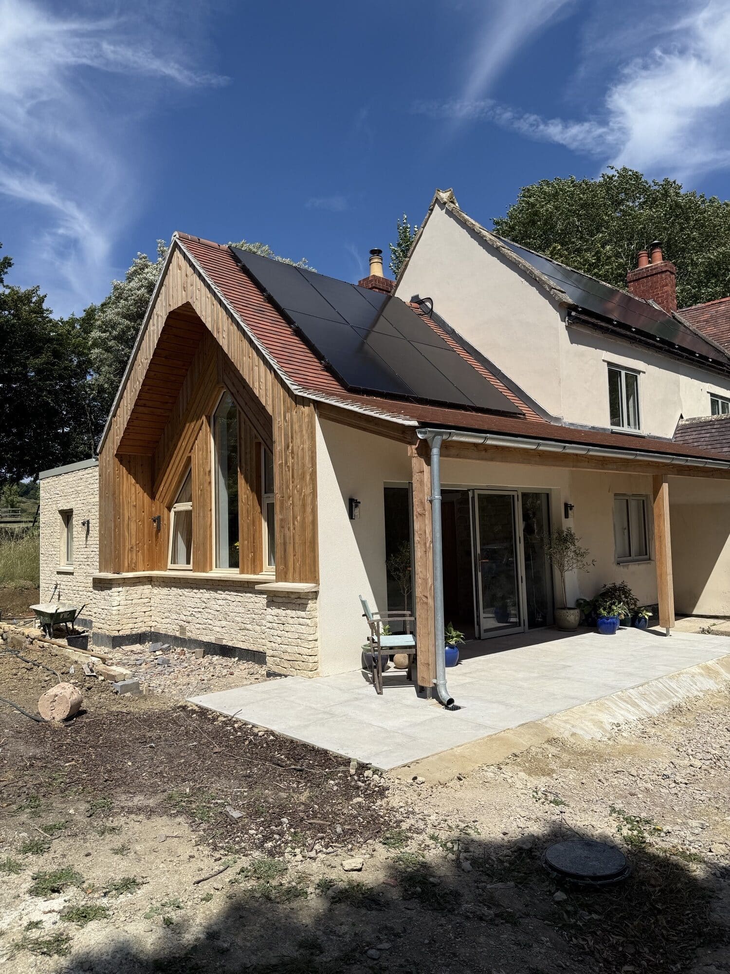 Timber Frame Extension -Passive House Standards - E Partridge Builders